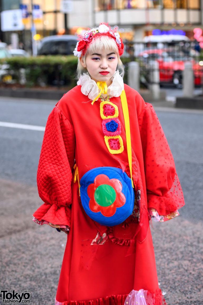 Kawaii Handmade Harajuku Street Style w/ Colorful Oversized Sleeves ...
