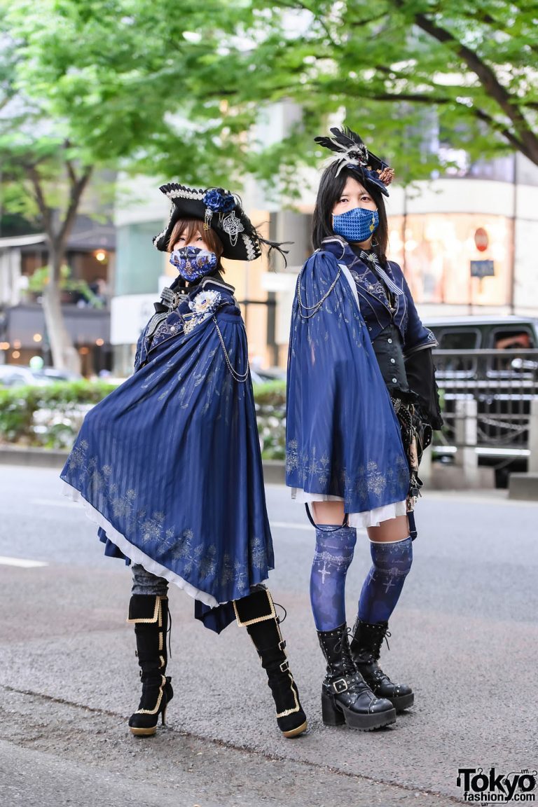 Japanese Steampunk Street Styles w/ Pirate Hat, Alice on Wednesday Face ...