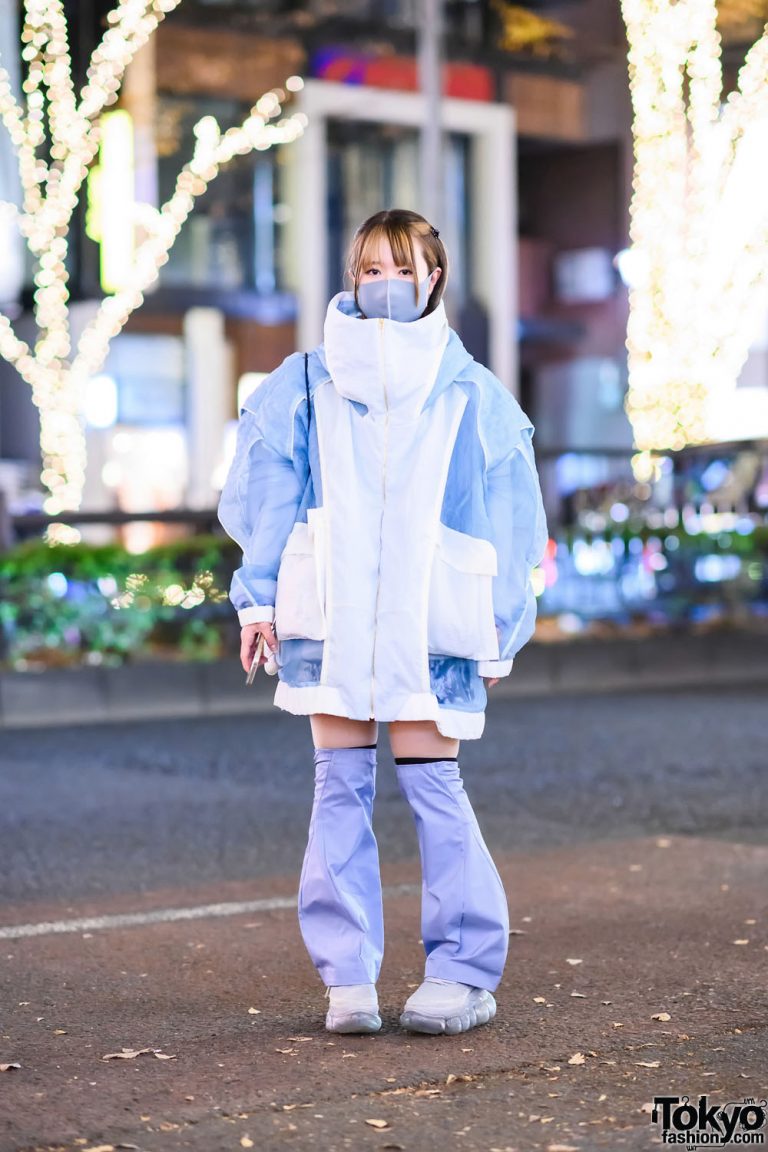Futuristic Japanese Street Style w/ Balmung Jacket, Chloma Leg Covers ...