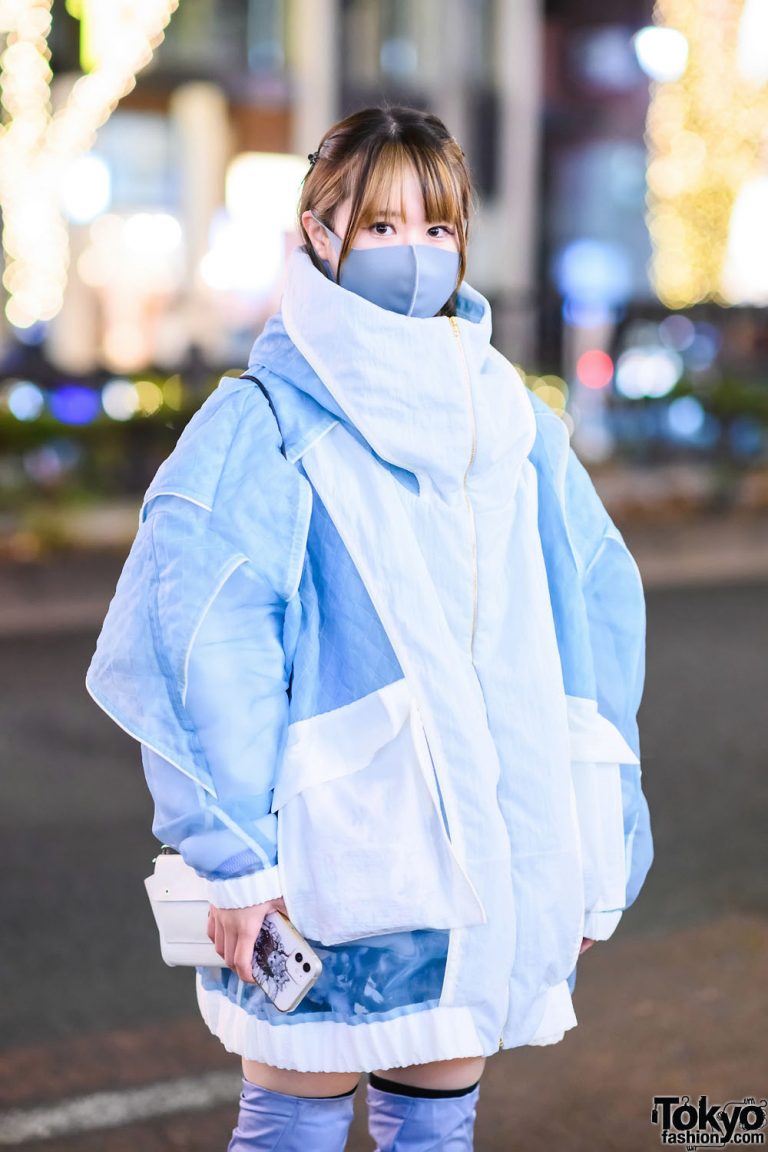 Futuristic Japanese Street Style w/ Balmung Jacket, Chloma Leg Covers ...